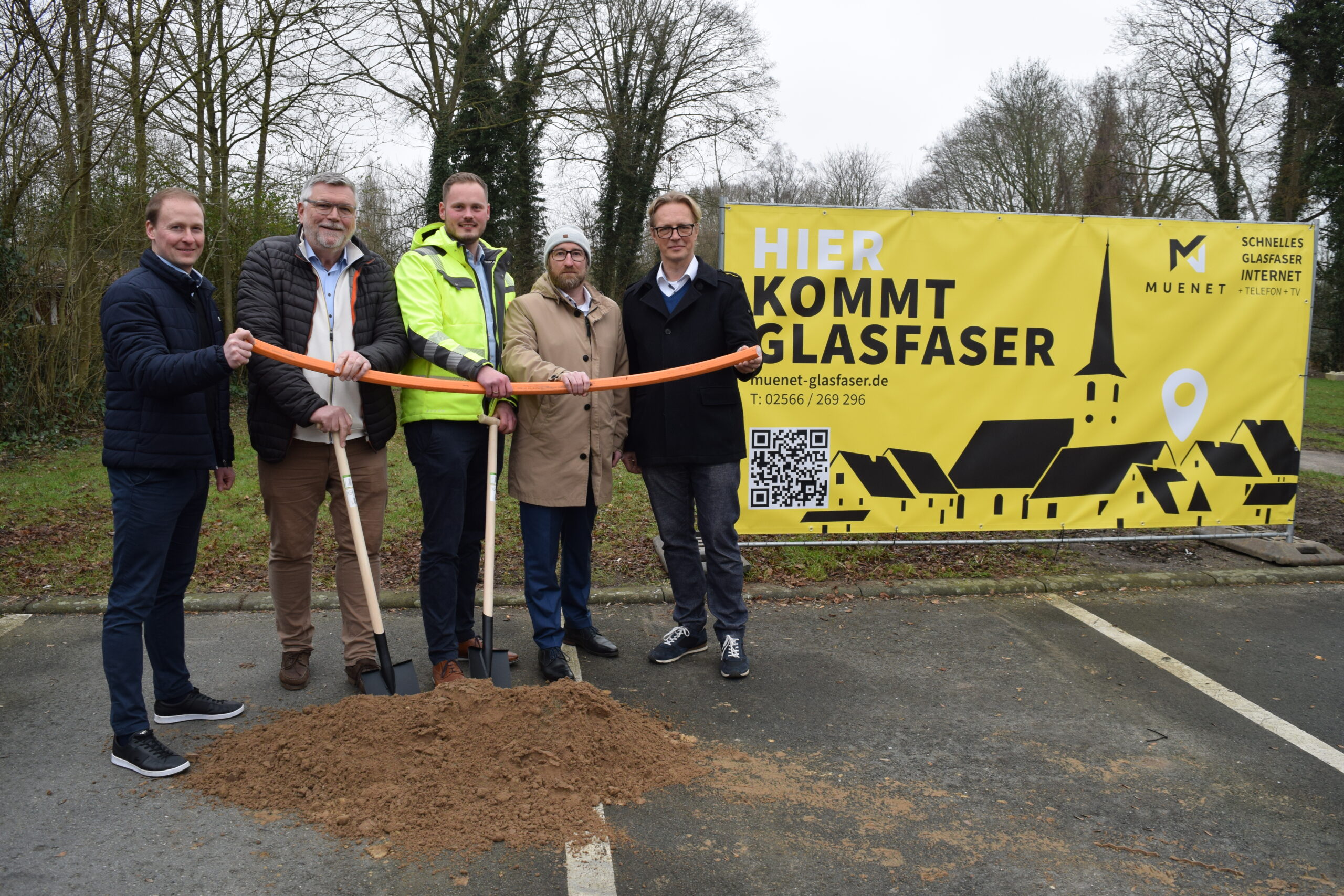 Wolbeck - Der Glasfaserausbau hat begonnen - MUENET